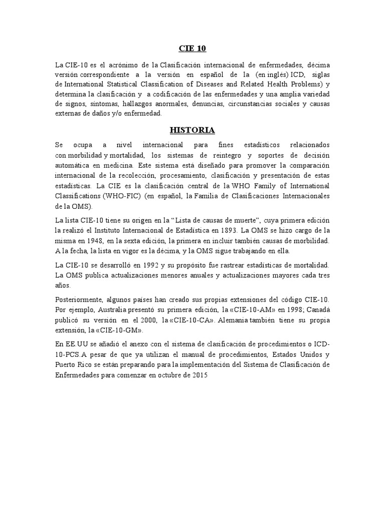 Diferencias Entre El DSM Iv y Cie - 10 | PDF | Manual Diagnóstico y Estadístico de los ...