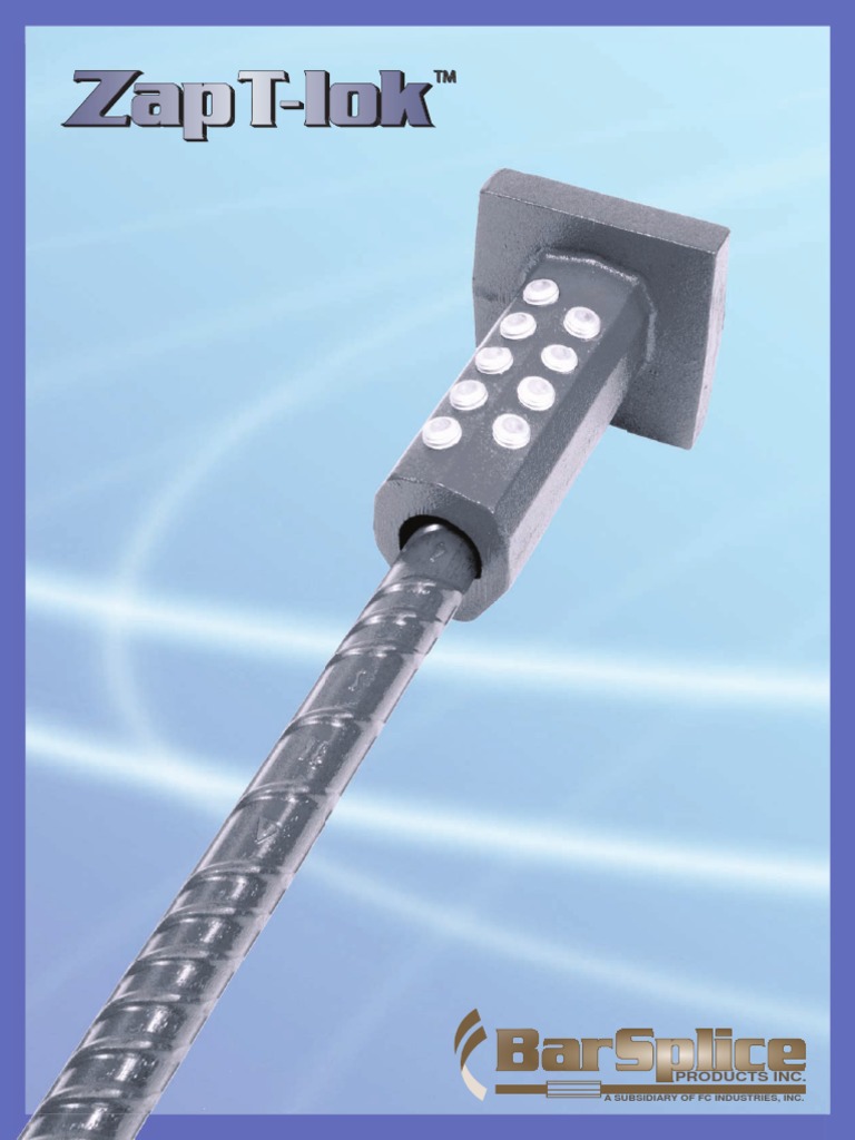 5 ZAP T-Lok Brochure RevC | PDF | Screw | Reinforced Concrete