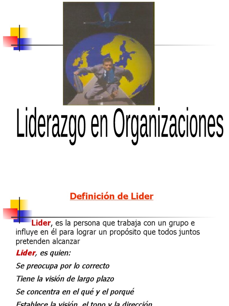 Liderazgo Organizacional | PDF | Liderazgo | Negocios económicos