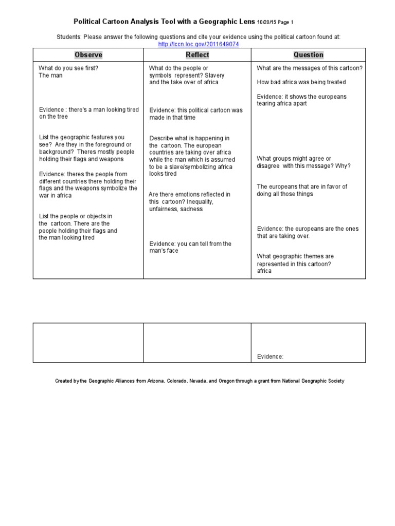 Scramble For Africa Political Cartoon | PDF | General Fiction