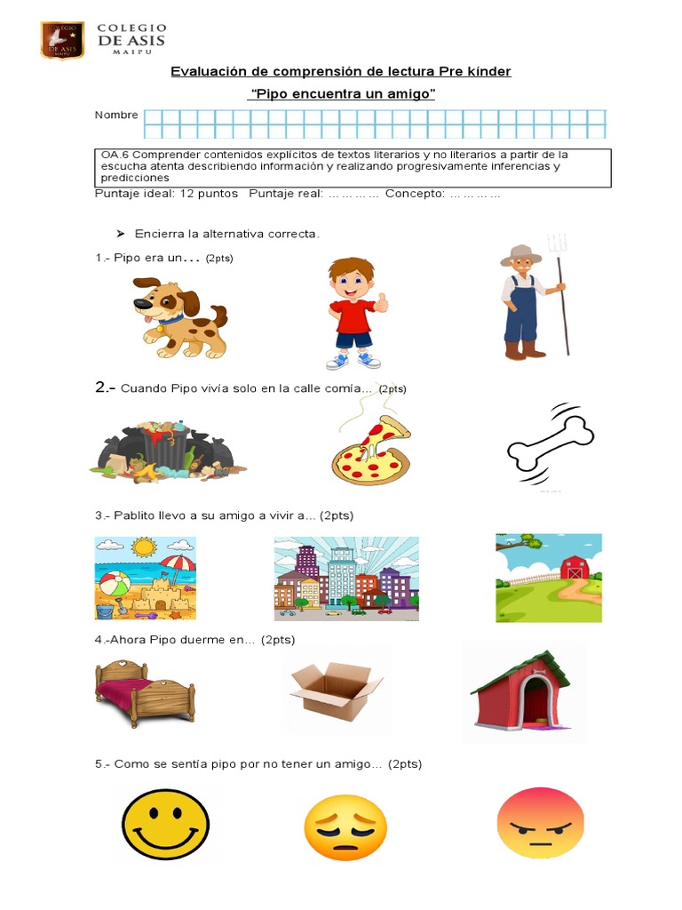 Pipo Encuentra Un Amigo. Prueba Color | PDF