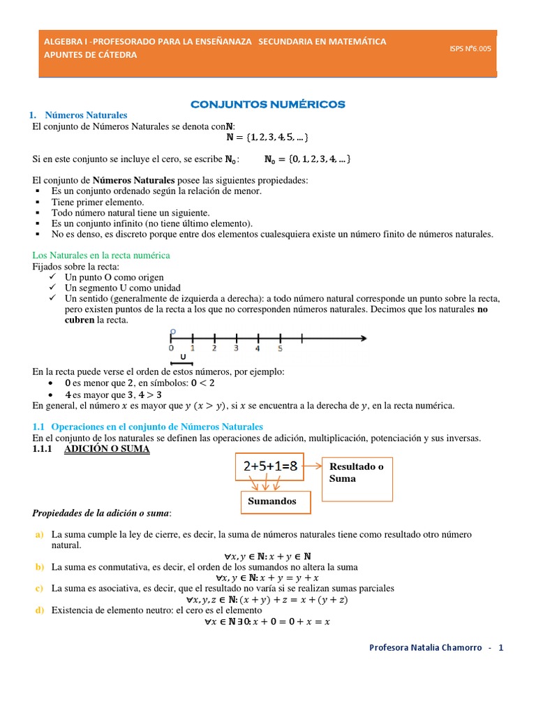 Tema 4 - Conjuntos Numericos 1 | PDF | Entero | Intervalo (Matemáticas)