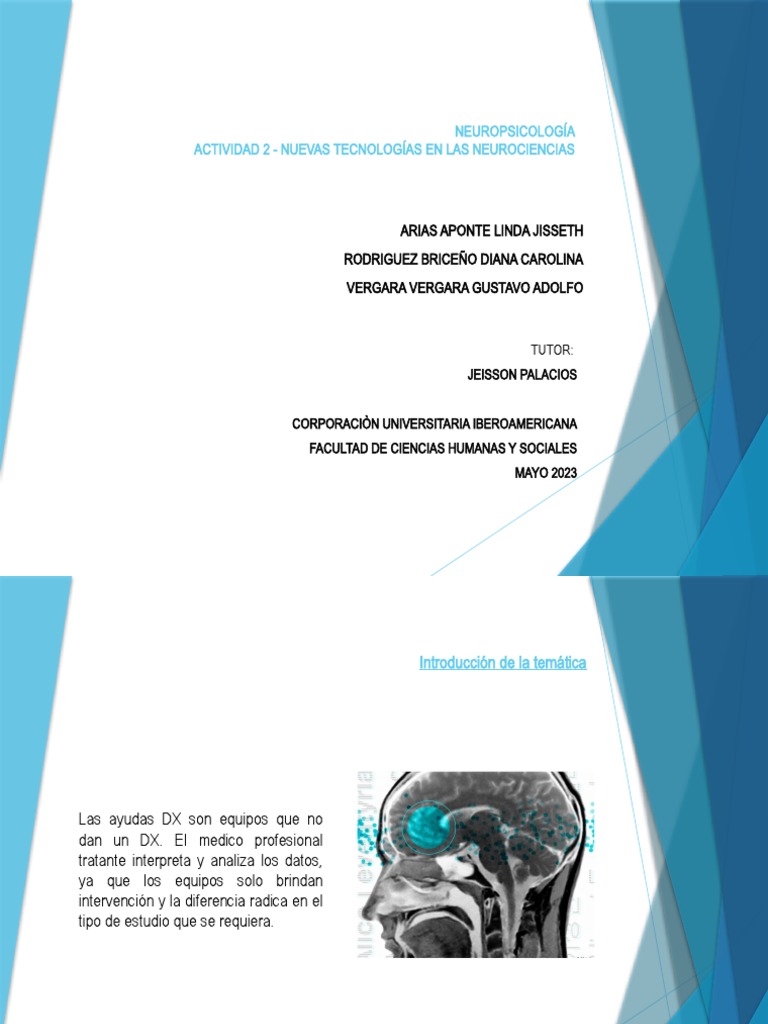 Actividad 2 - Nuevas Tecnologías en Las Neurociencias | PDF | Carrera | Cerebro