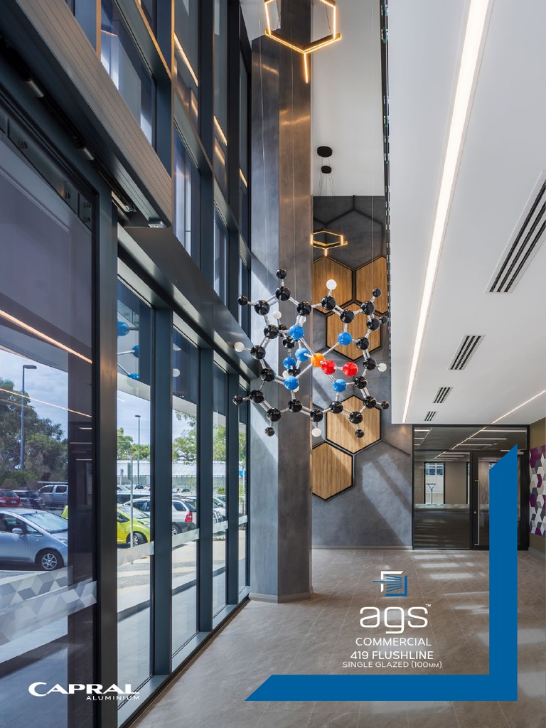 Capral AGS 419 Flushline SG - Brochure | PDF | Window | Architectural Elements