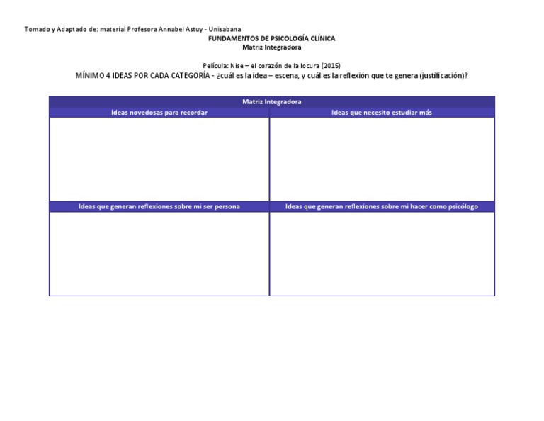 Clase 5 - Matriz Integradora | PDF