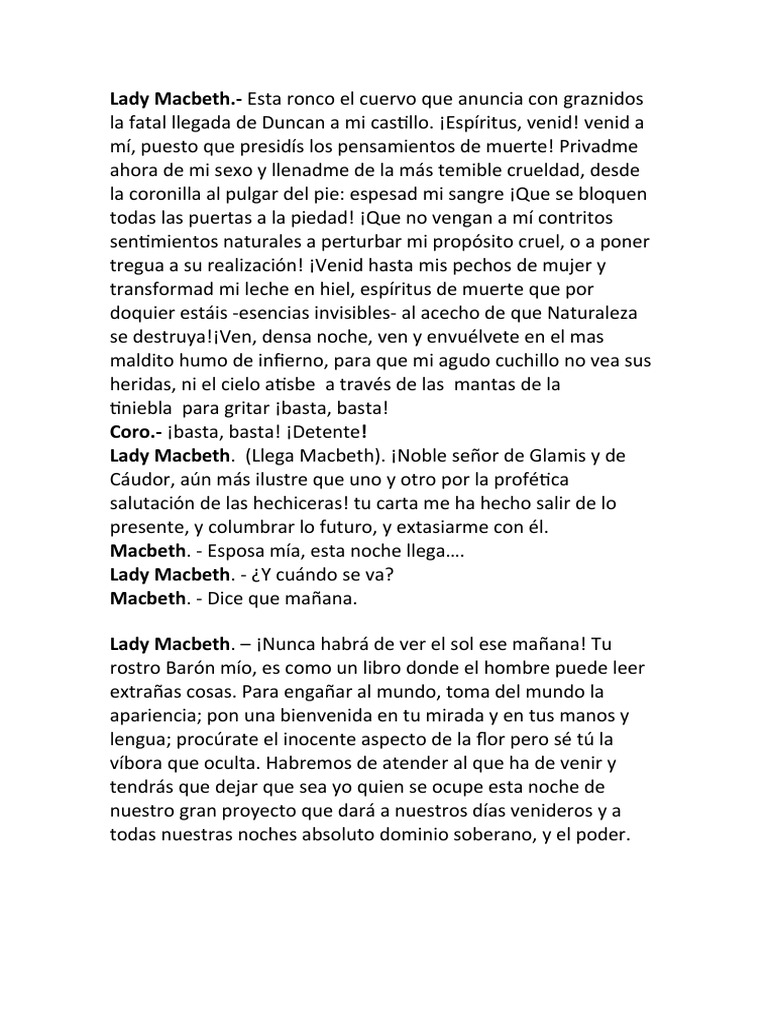 Lady Macbeth | PDF