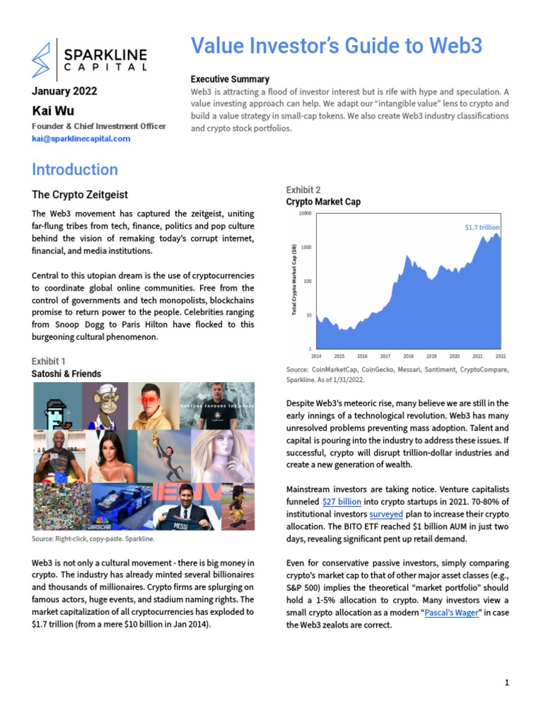 Sparkline Web3 | PDF | Cryptocurrency | Investing