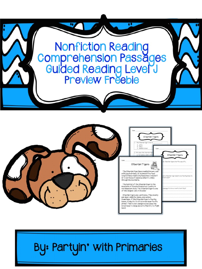 Nonfiction Animal Reading Passages | PDF | Tiger | Chimpanzee