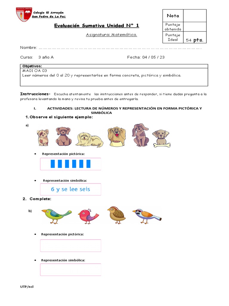 Evaluación Mate | PDF