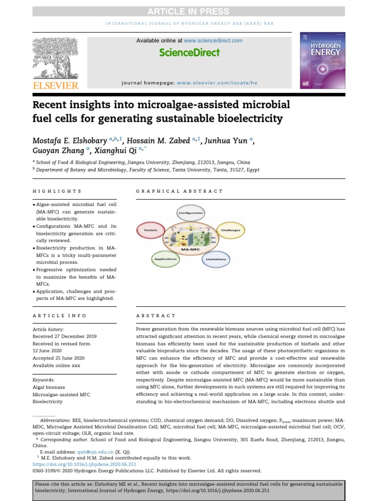Elshobary (2020) Recent Insights Into Microalgae-Assisted Microbial ... Elshobary (2020) Recent Insights Into Microalgae-Assisted Microbial ...