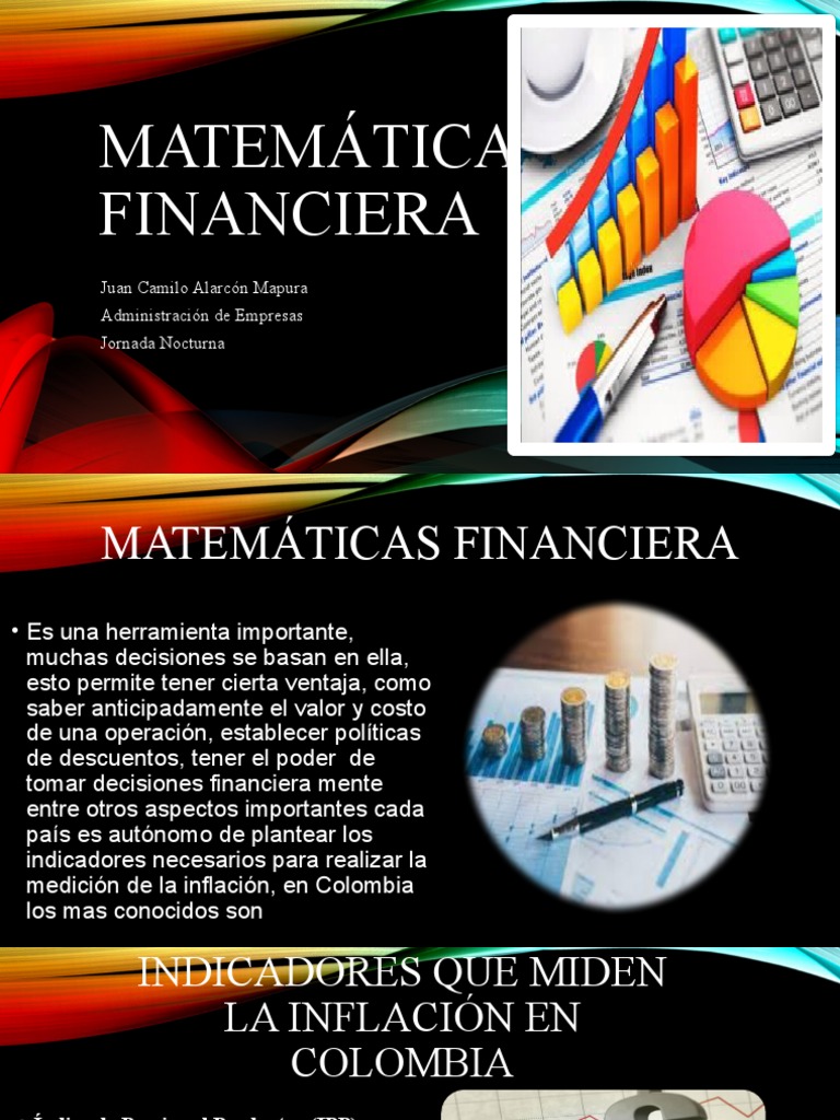 Matemáticas Financiera | PDF | Inflación | Interés