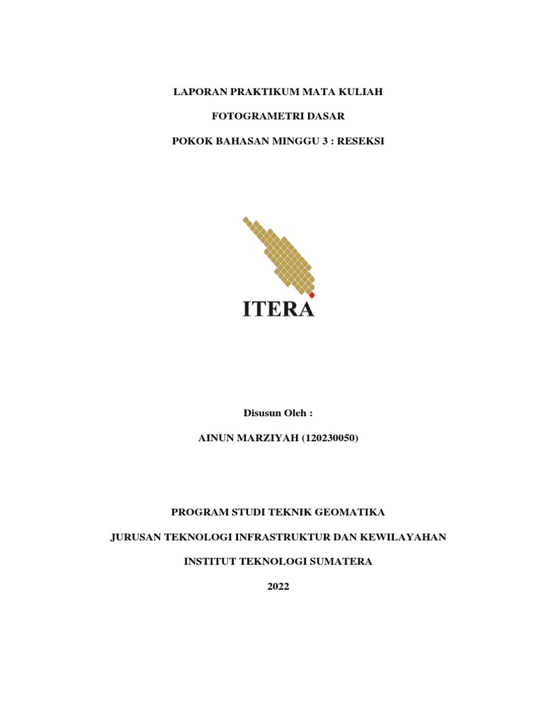 Fotogrametri Dasar | PDF