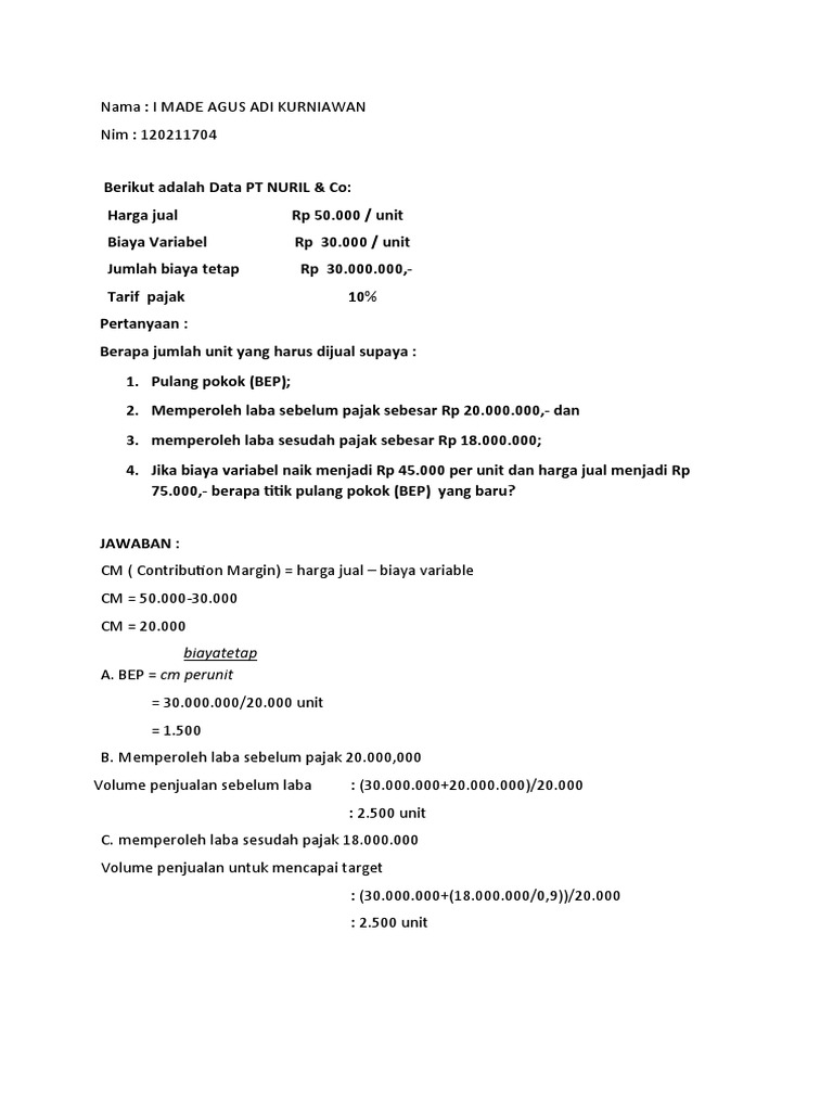 KUIS 5 Akmen | PDF | Pengelolaan Keuangan & Uang