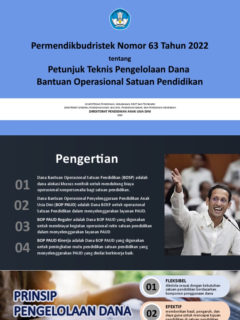Kebijakan BOSP-BOP PAUD 2023 | PDF | Karier & Perkembangan