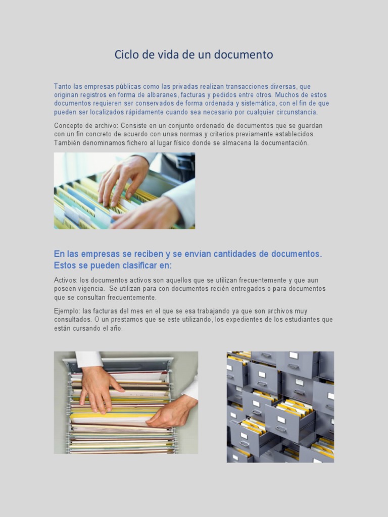 Gestión de Documentos Empresariales | PDF