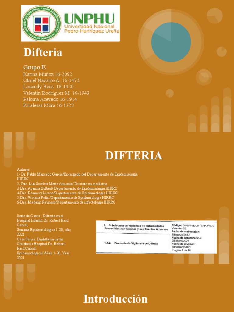 bibliografica Difteria | PDF | Especialidades Medicas | Enfermedades y trastornos