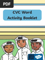 CVC Fluency Sentences Read and Color Short U Words Worksheet ...