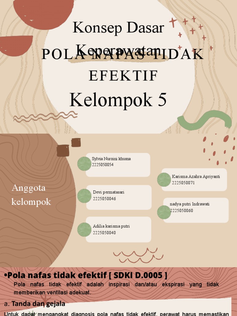 POLA NAPAS TIDAK EFEKTIF KDK | PDF
