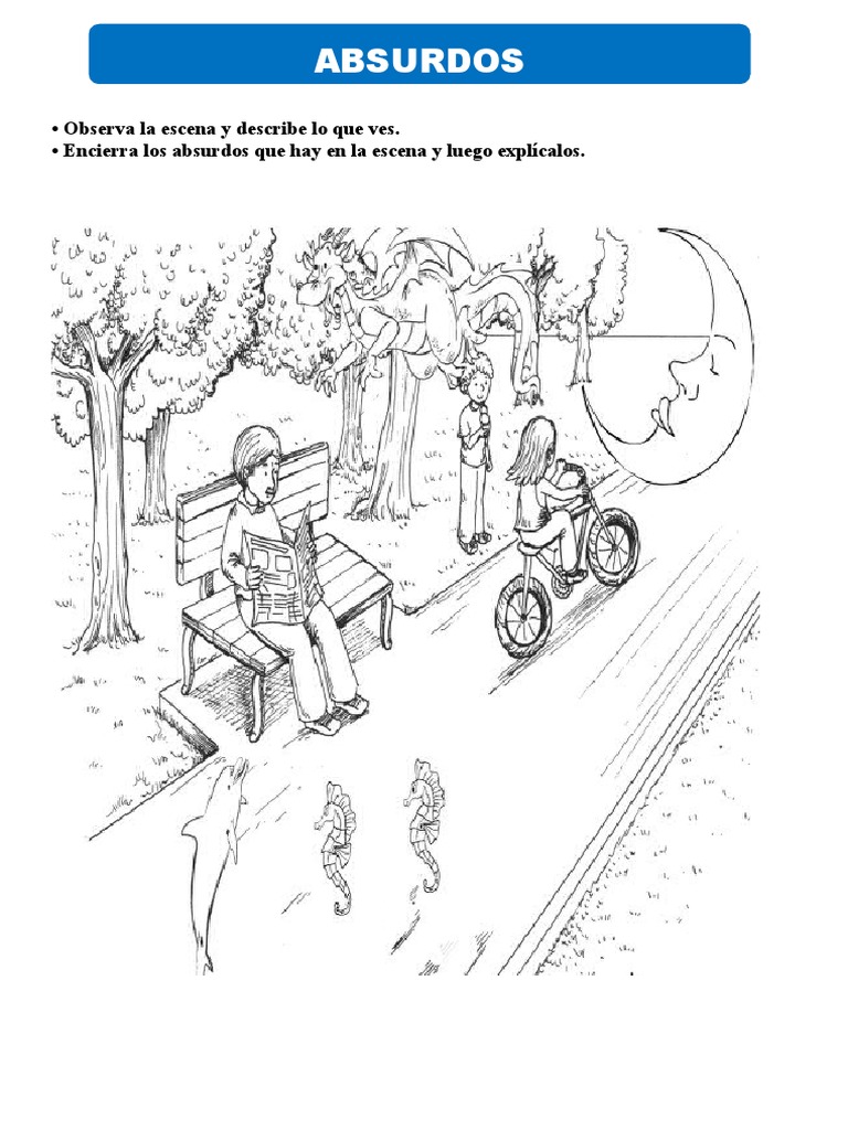 Fichas de Absurdos para Ninos de 5 Anos | PDF