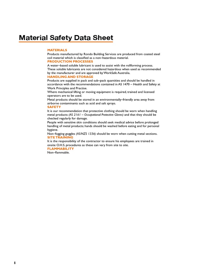 Rondo Steel Stud SDS | PDF