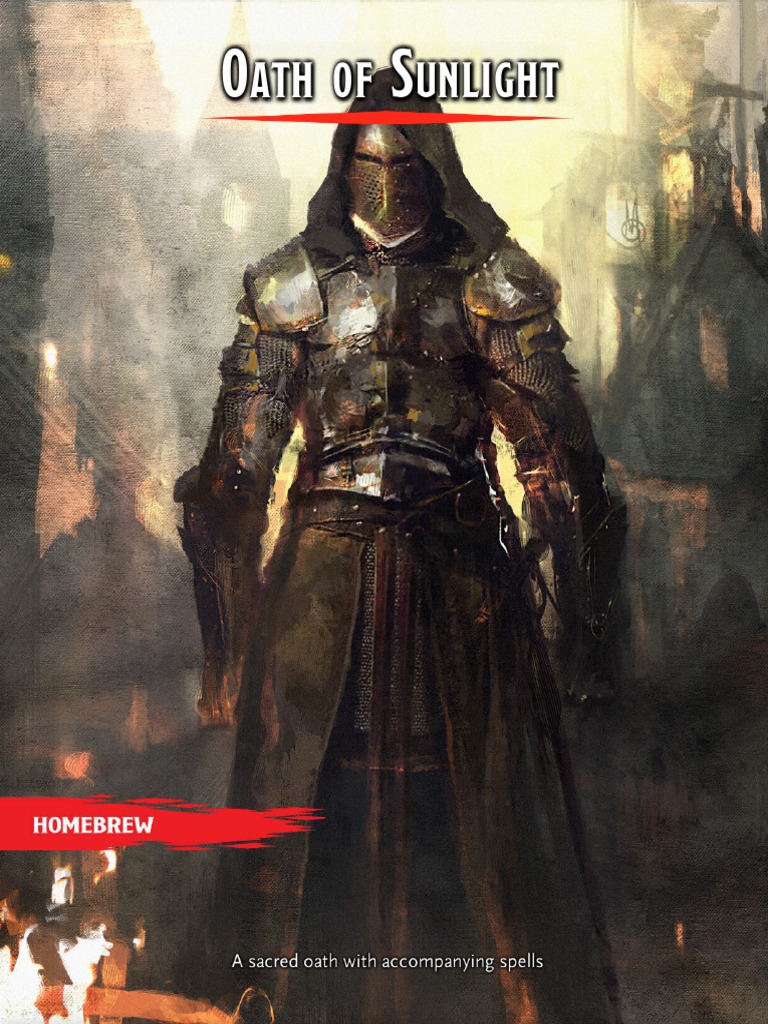 Oath of Sunlight | PDF | D20 System | Dungeons & Dragons