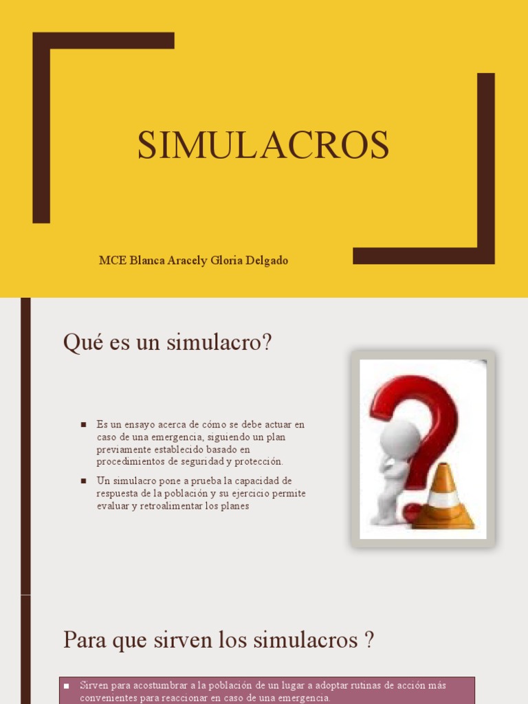 Guía Completa para Simulacros | PDF | Simulación