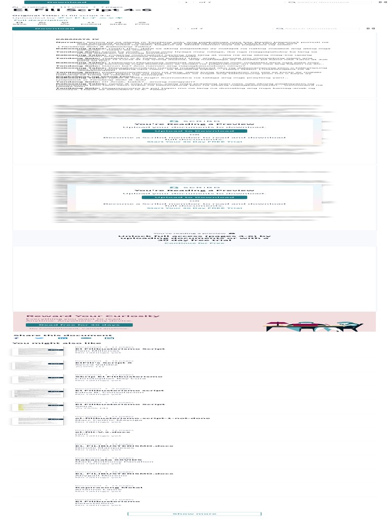 El Fili Script 4-6 PDF | PDF