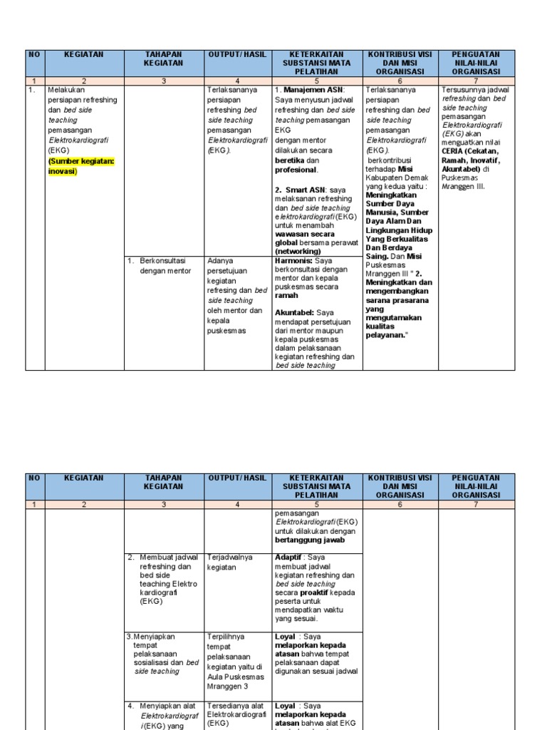 Template Matriks | PDF