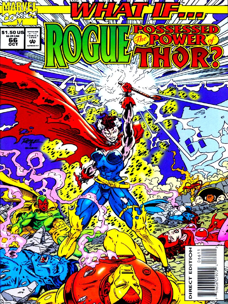 Marvel Comics - What If... (066) Rogue Possessed The Power of Thor | PDF