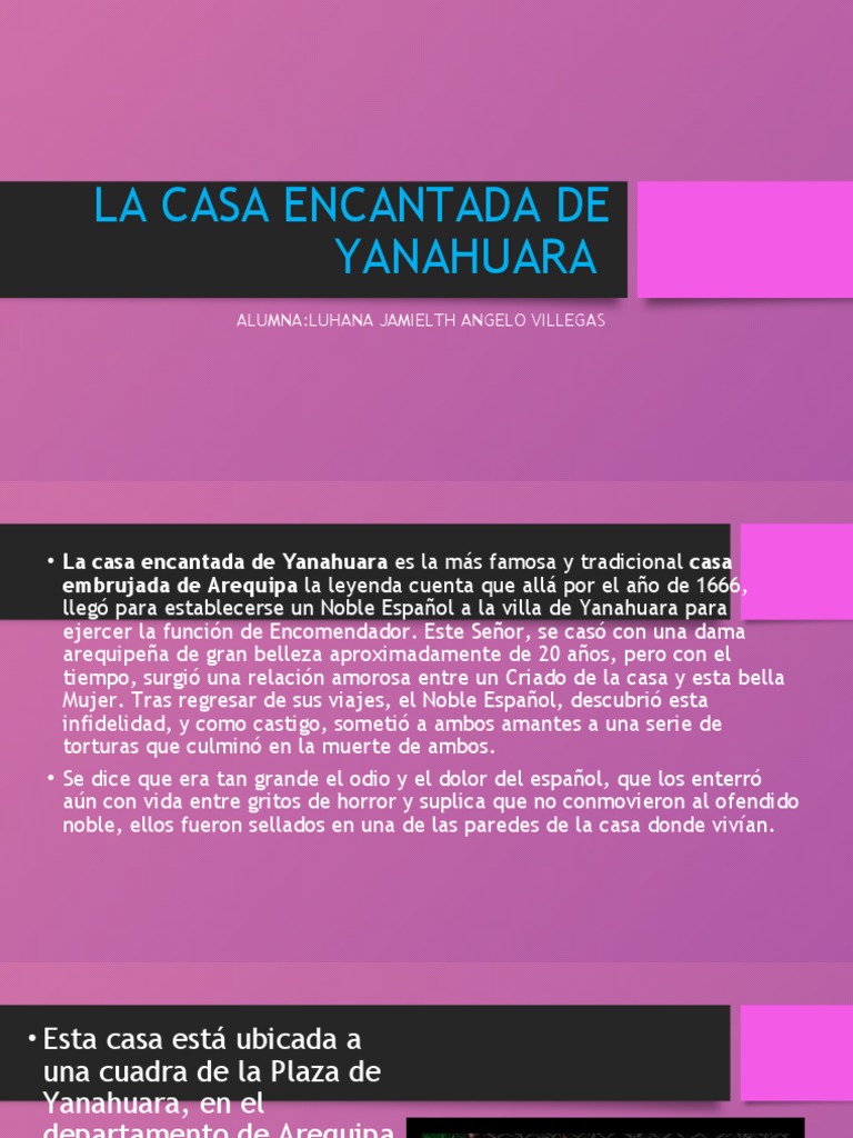 La Casa Encantada de Yanahuara | PDF