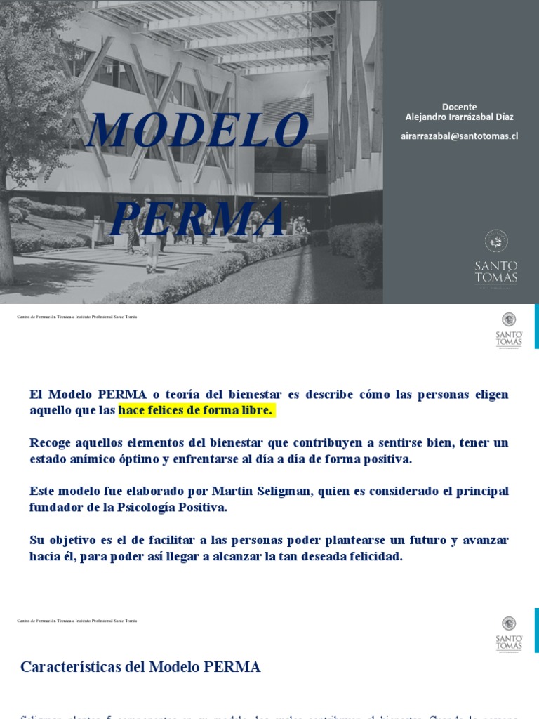 Modelo Perma | PDF | Bienestar | Felicidad
