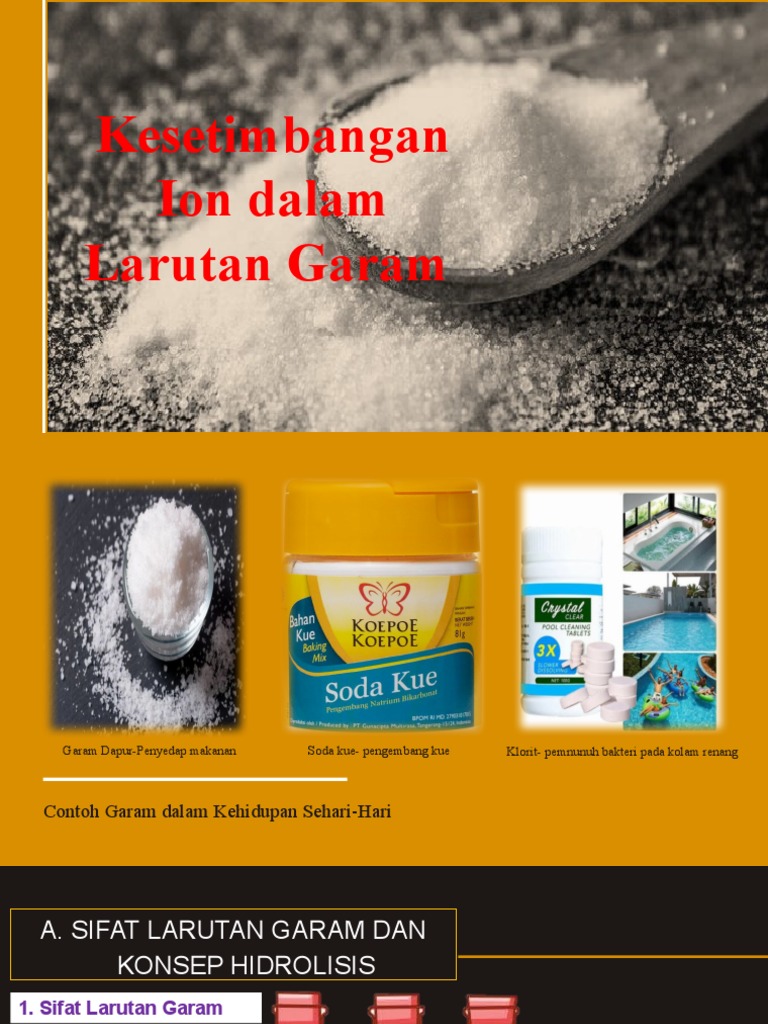 (8) Kestimbangan Ion dalam Larutan Garam | PDF