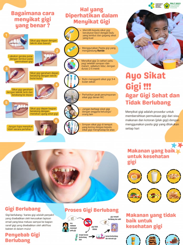 Leaflet Kesehatan Gigi | PDF