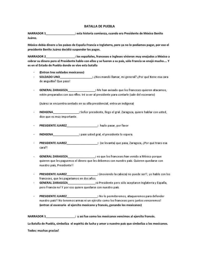 Batalla de Puebla | PDF