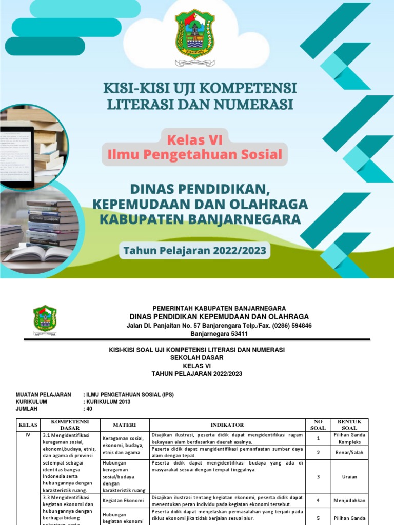 Kisi-Kisi UKLIN IPS | PDF | Ilmu Sosial