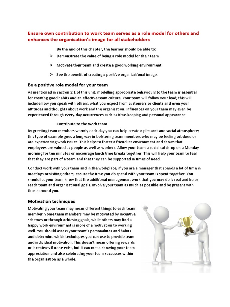Leadership & Team Motivation Guide | PDF | Communication | Incentive