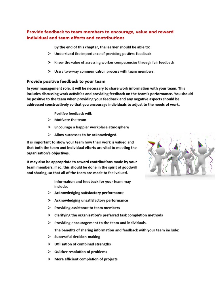 Effective Team Feedback Strategies | PDF | Discrimination | Communication