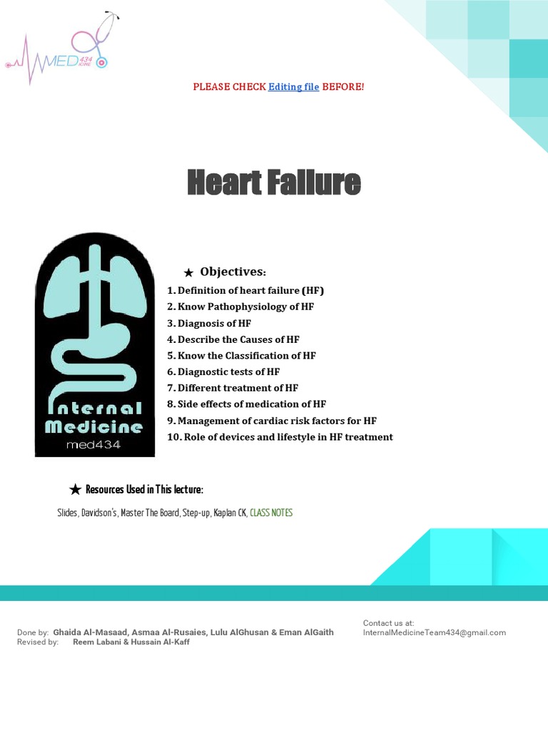 5,6.heart Failure | PDF | Heart Failure | Heart
