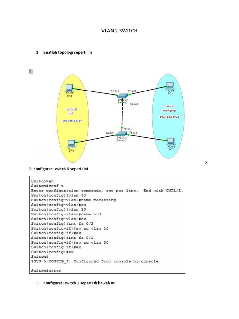 Vlan 2 Switch | PDF