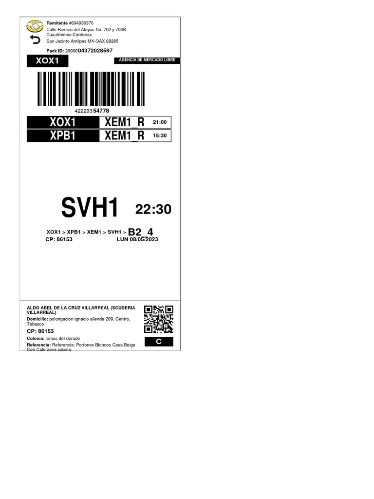 Shipment Labels 230428132224 | PDF