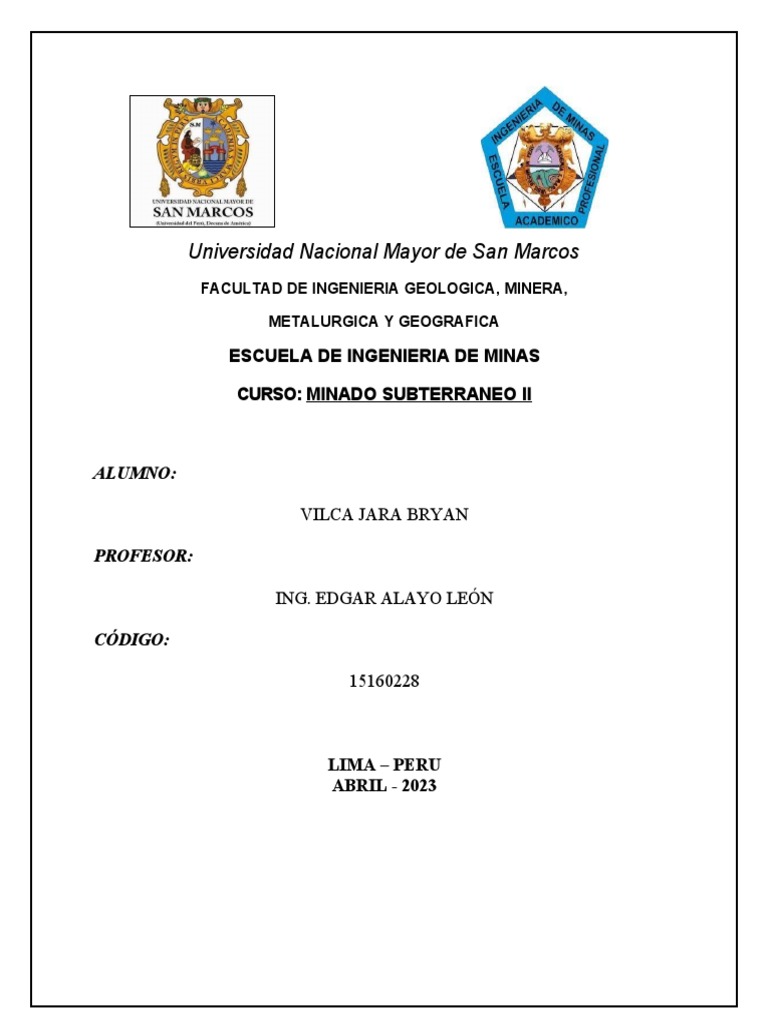 Equipos e Insumos Sistema Trackless | PDF | Perforación