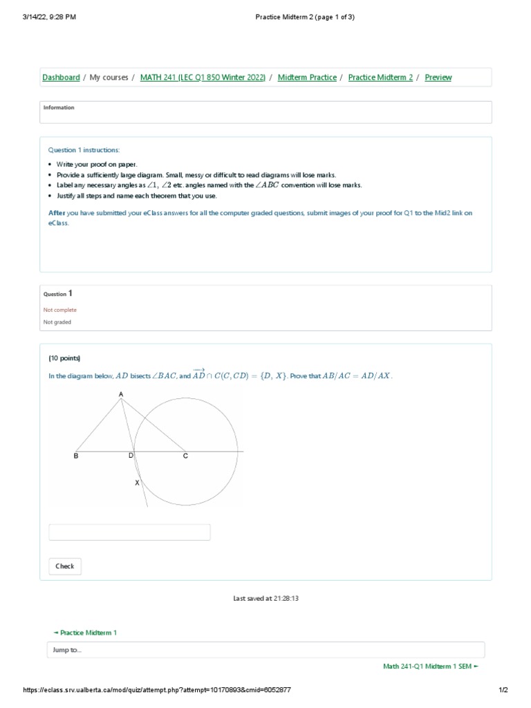 Practice Midterm | PDF | Mathematics