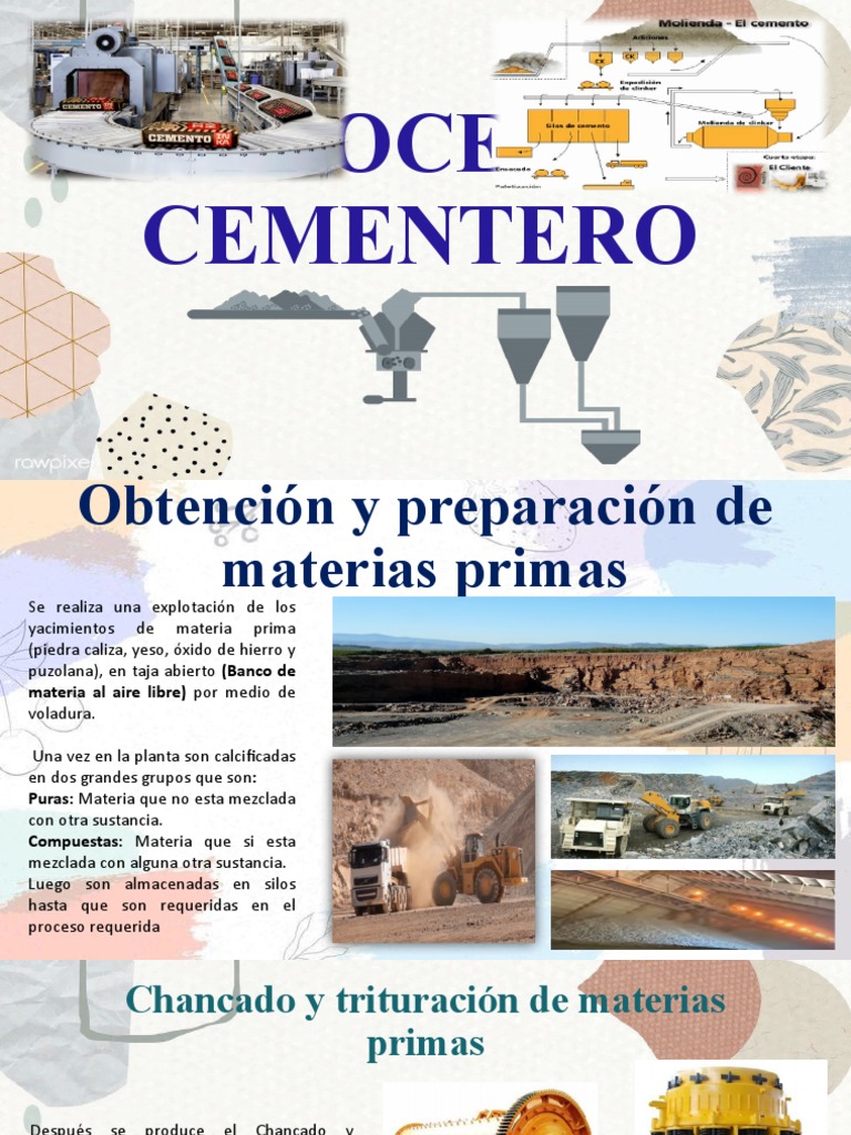 Proceso Del Cemento | PDF | Cemento | Hormigón