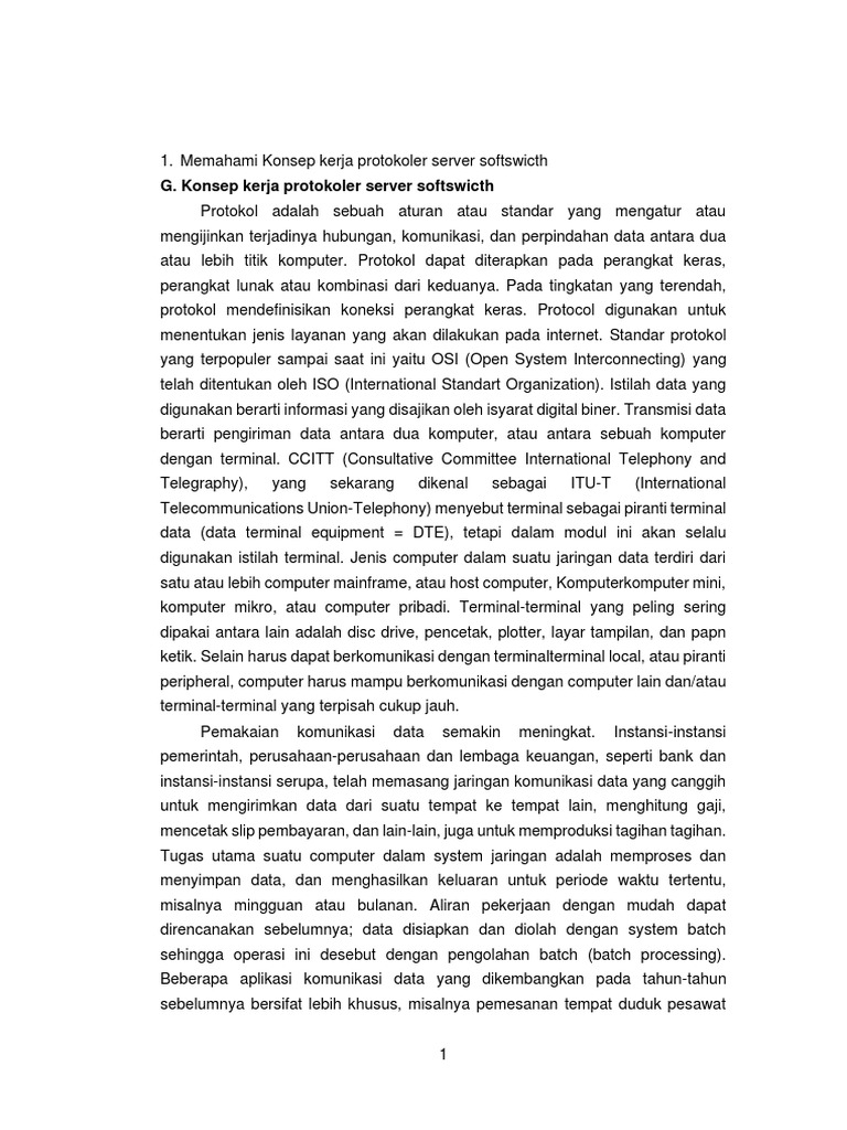 Modul TLJ KLS Xi Softswich | PDF