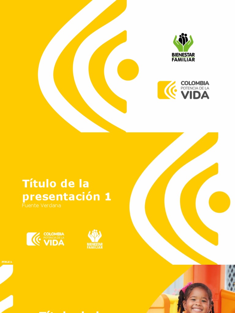 Plantilla PPT ICBF 2023 | PDF