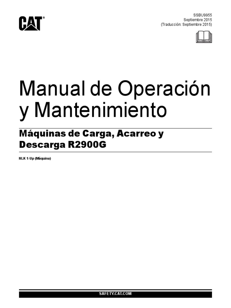 Manual Operacion y Mantencion R2900G UG | PDF | Combustible diesel | Ciencias fisicas