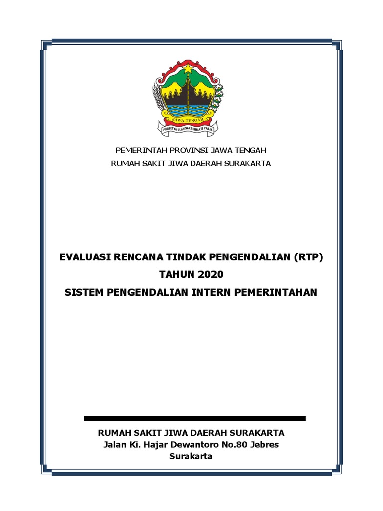 Contoh Laporan Eval RTP | PDF