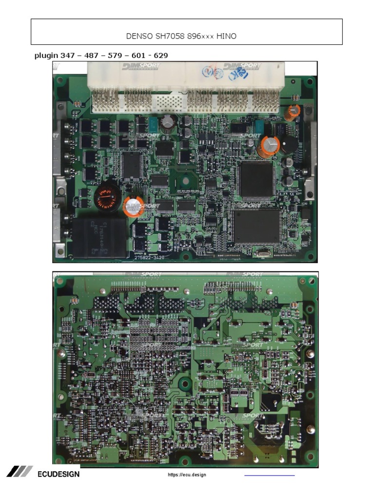 Denso sh7058 896xxx Hino | PDF