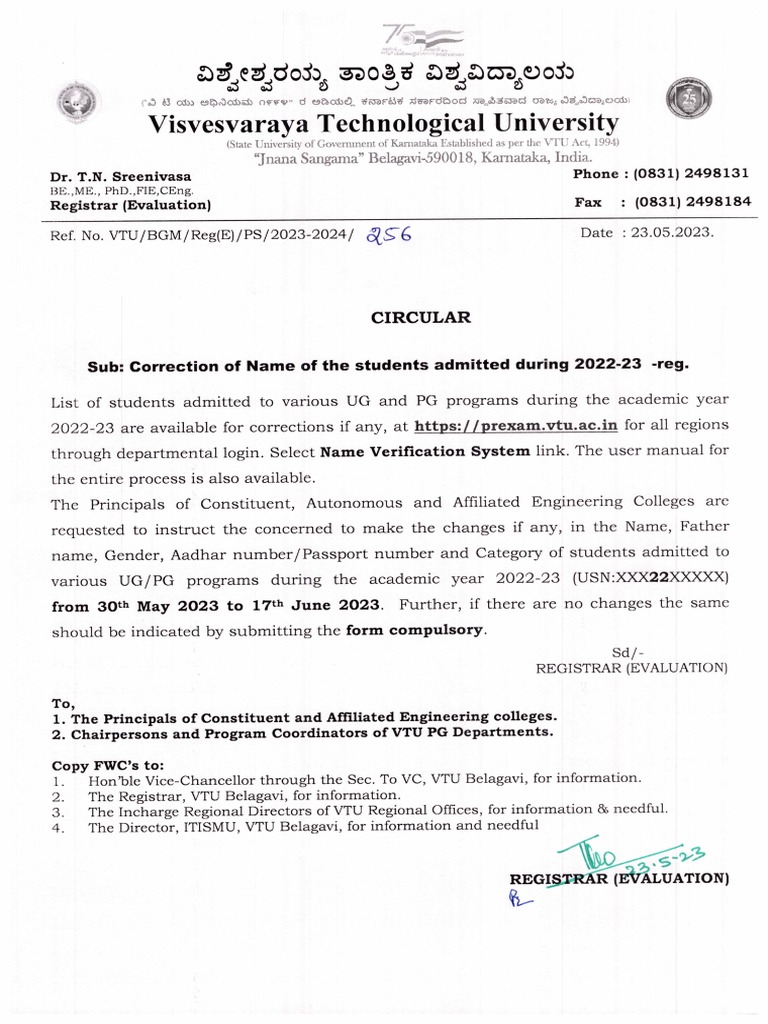 Vtu Rules | PDF