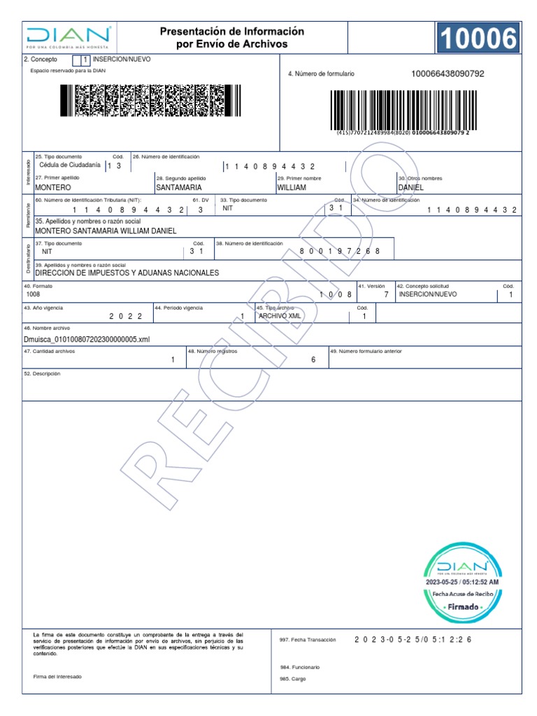 Formato 1008 | PDF